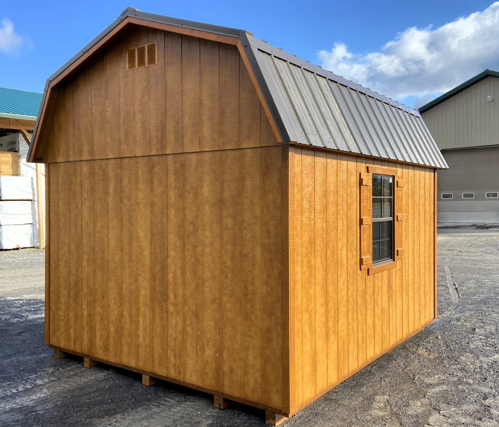 10'x12' Urethane Dutch Barn #284-24 | North Mountain Structures