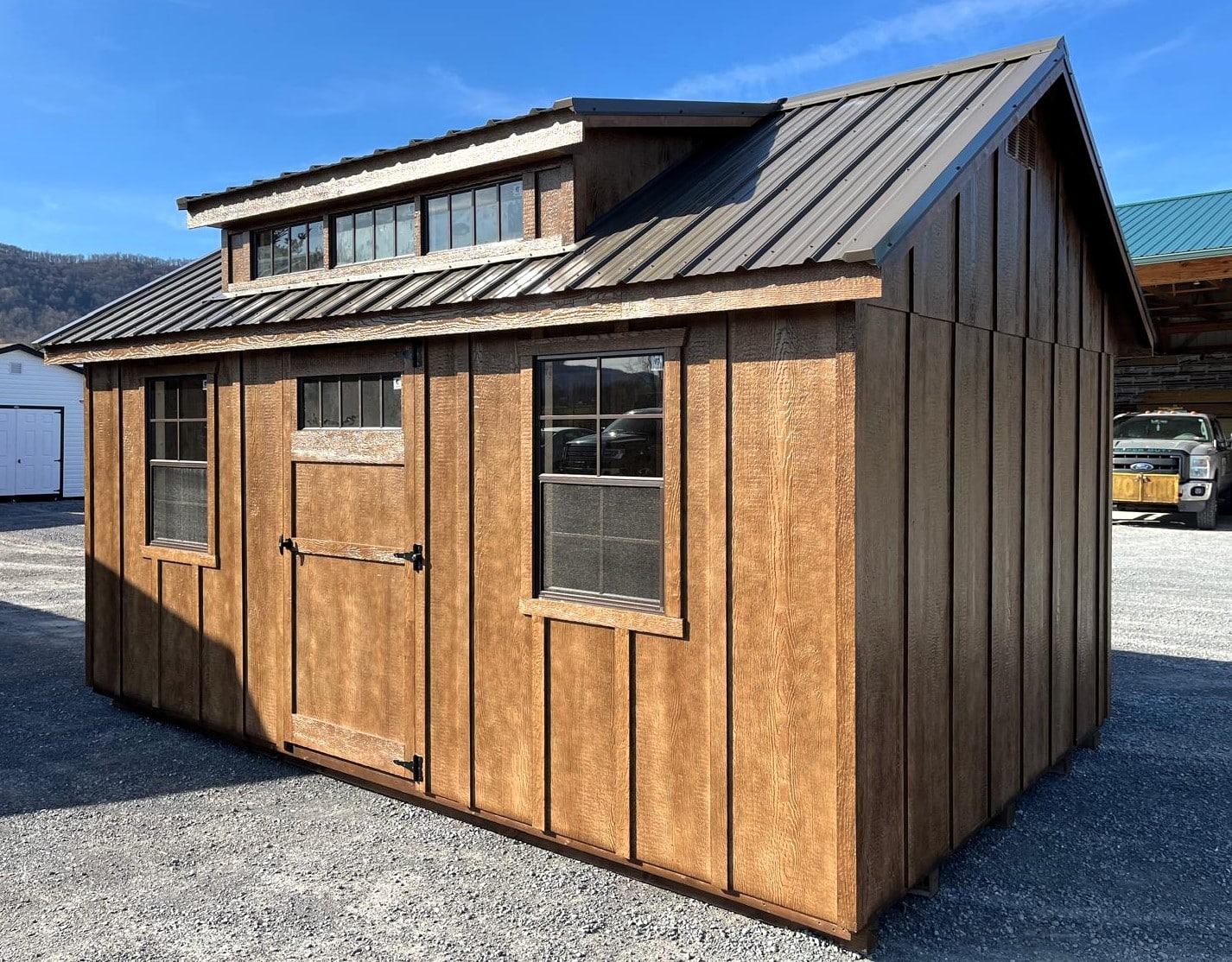 10'x16' Board & Batten New England #089-25 | North Mountain Structures
