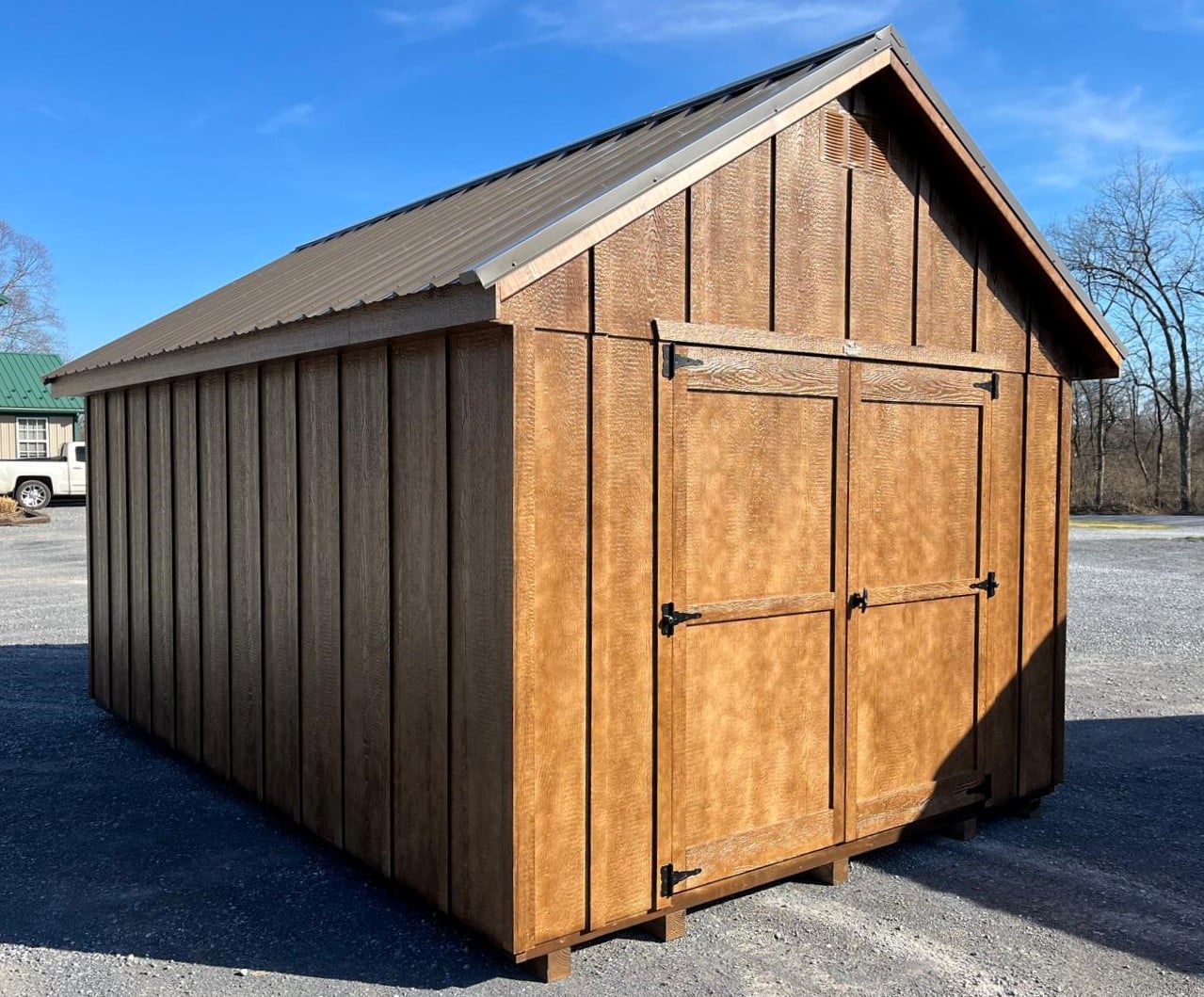 10'x16' Board & Batten New England #089-25 | North Mountain Structures